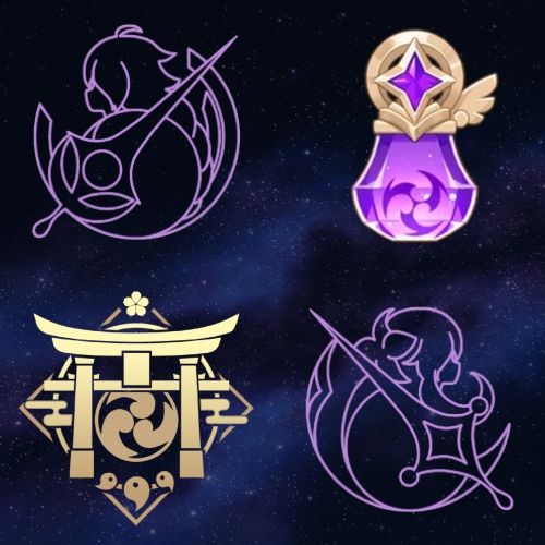 Genshin Impact: Memory of Roving Gales, Immovable Crystals, Violet ...