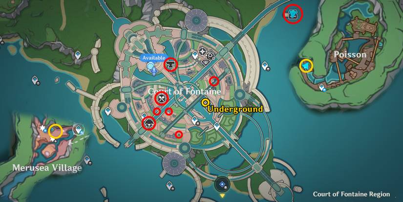 Genshin Impact: Every Merchant In Fontaine, Where To Find Them, And ...