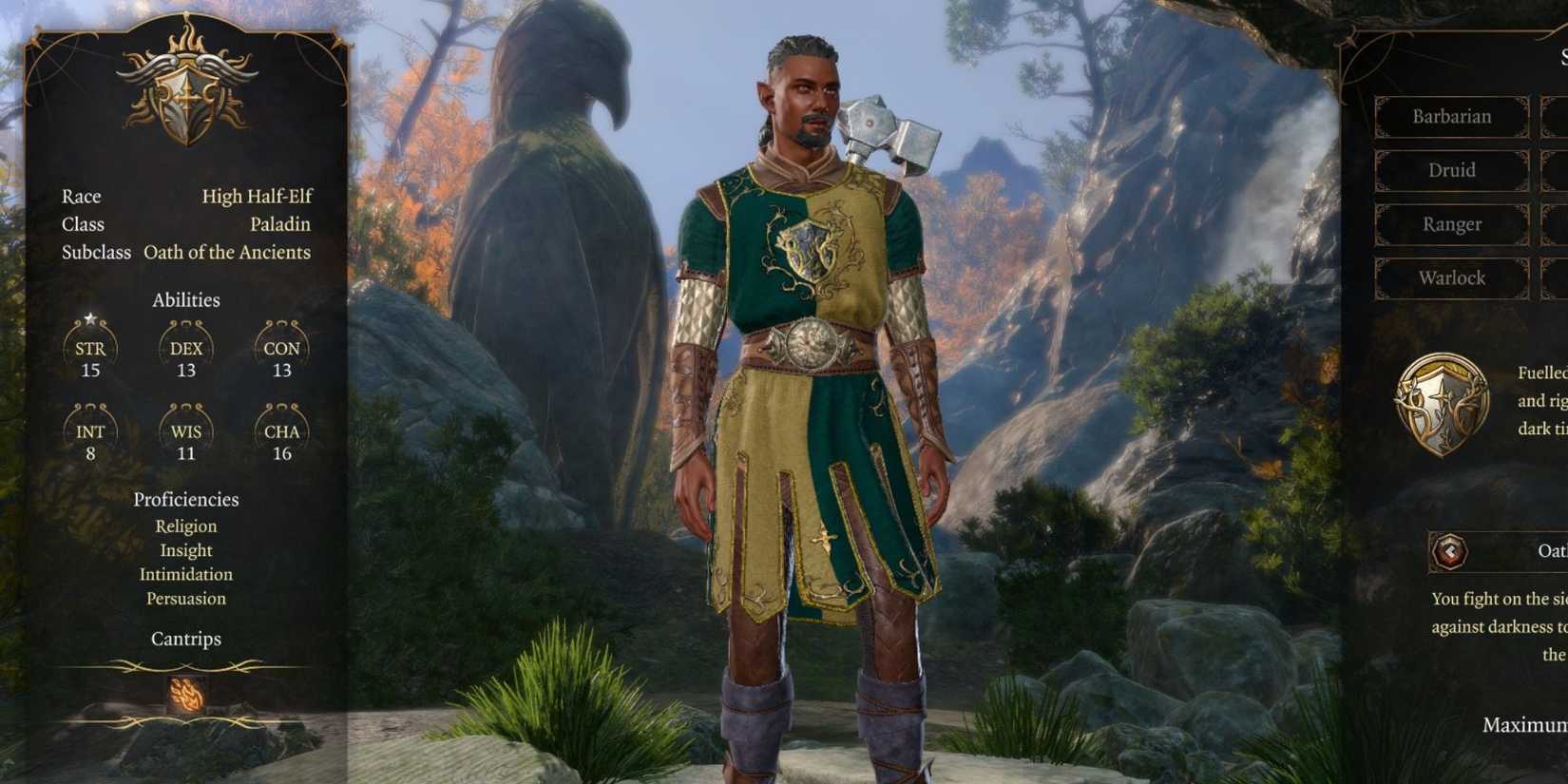 Baldur's Gate 3: Best Paladin Class Build