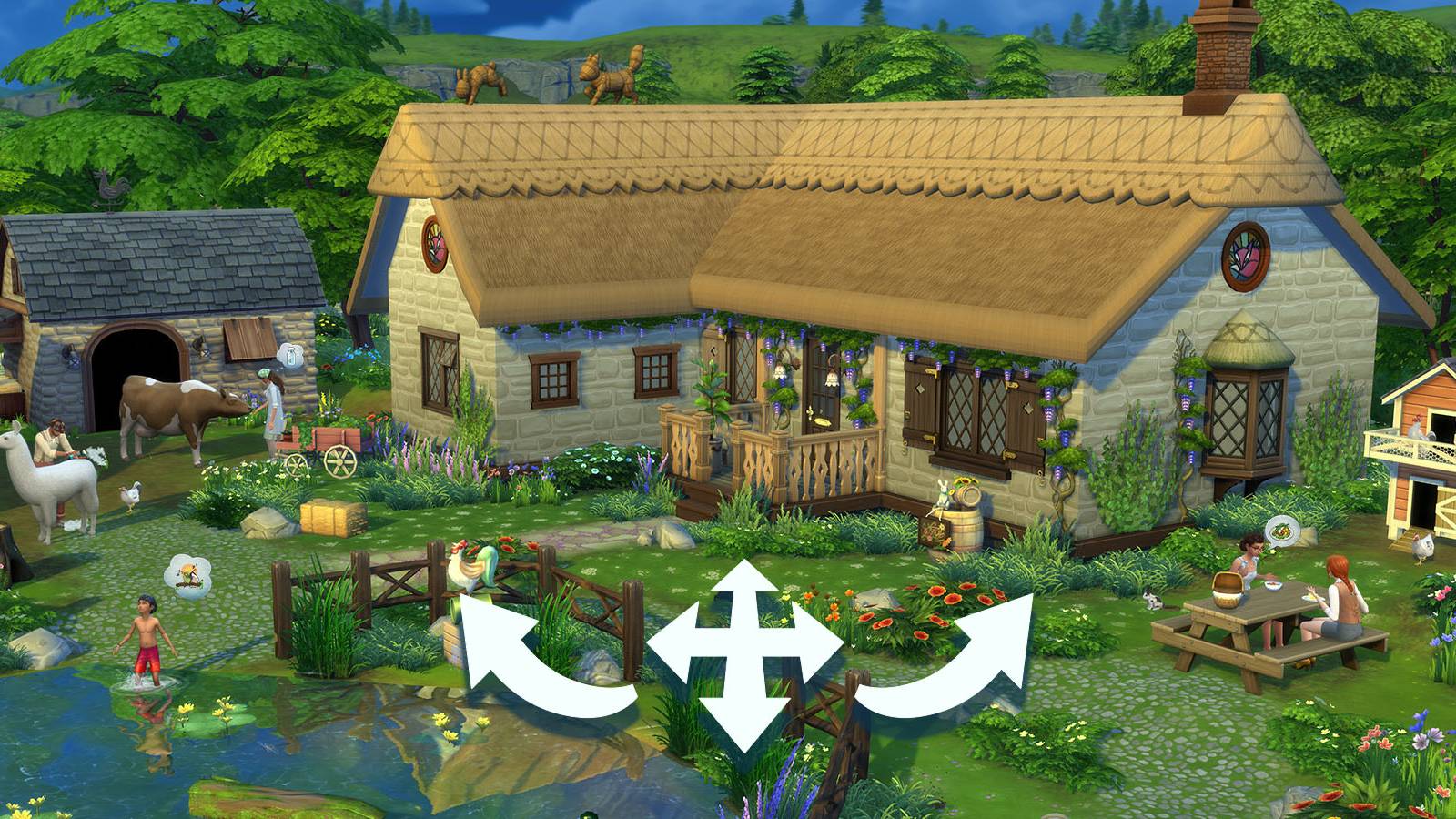 The Sims 4: How to Rotate Camera Angle