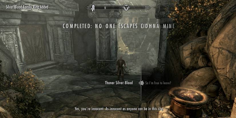 Walkthrough For Skyrim's No One Escapes Cidhna Mine Quest