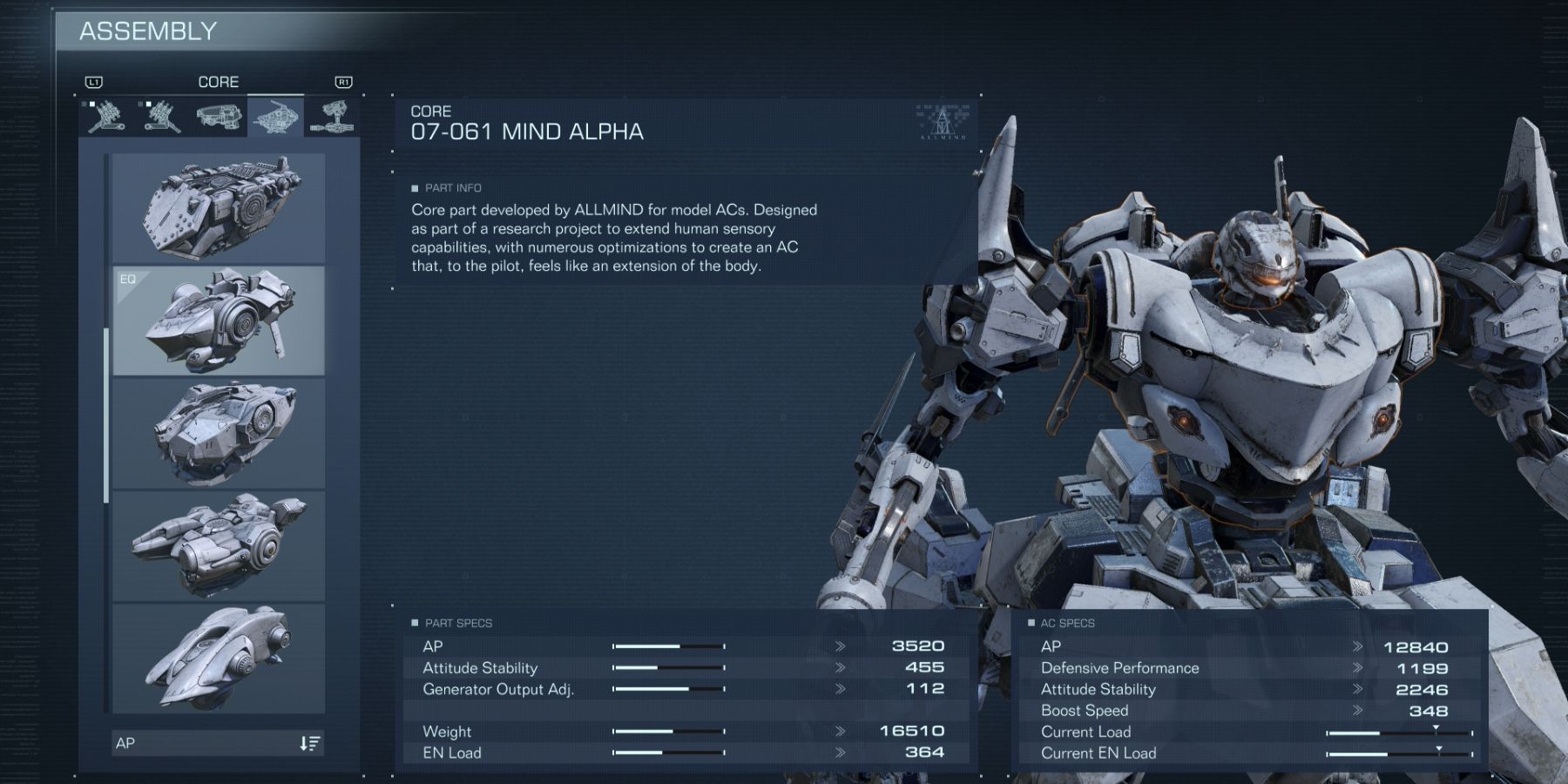 Armored Core 6: 6 Best Cores For Builds, Ranked