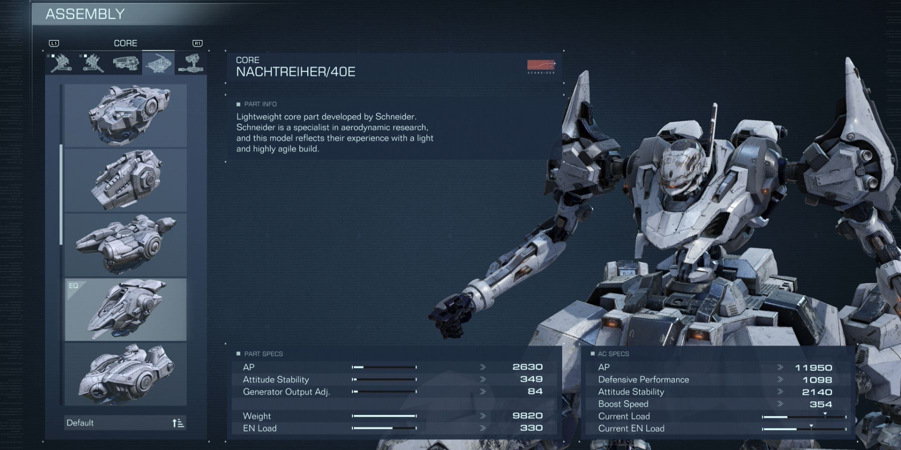 Armored Core 6: 6 Best Cores For Builds, Ranked