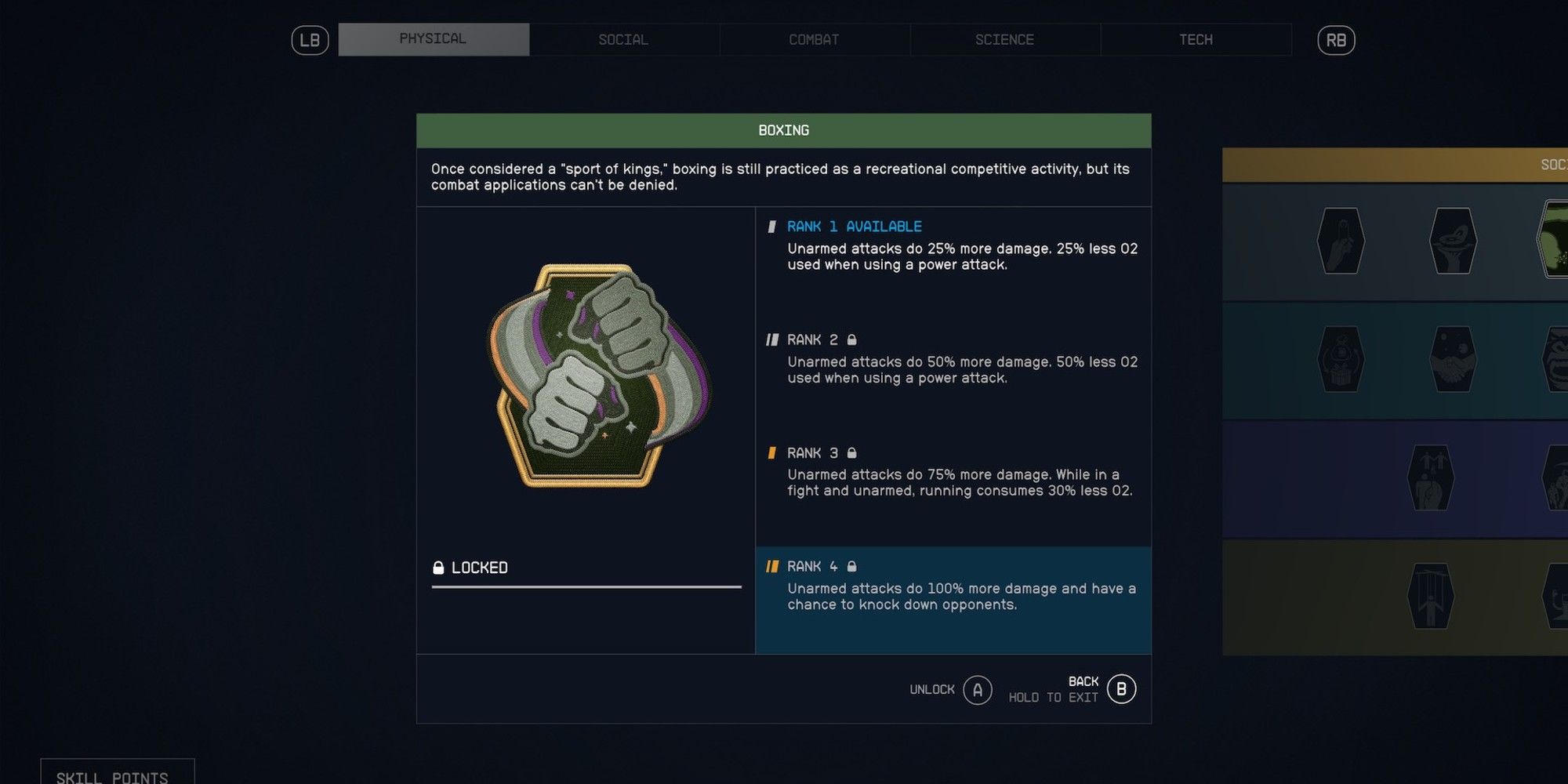 Starfield: Best Skills To Prioritze For A Full Melee Build