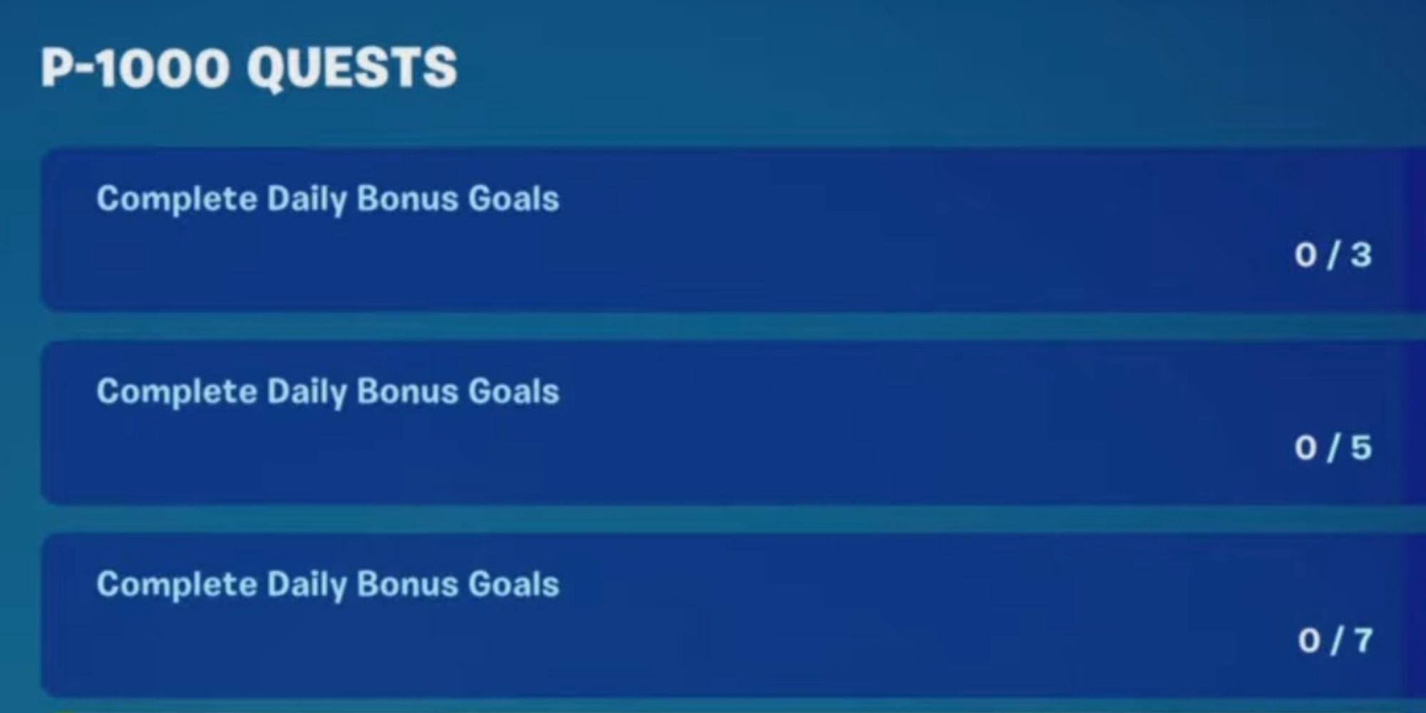 Fortnite: All P-1000 Quests (P-1000's Quest Pack Guide)