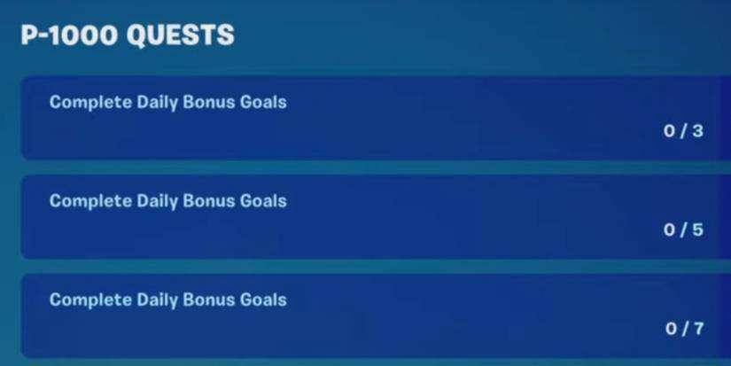 Fortnite: All P-1000 Quests (P-1000's Quest Pack Guide)
