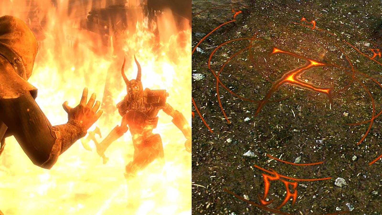 Skyrim: Best Fire Magic Skills & Spells