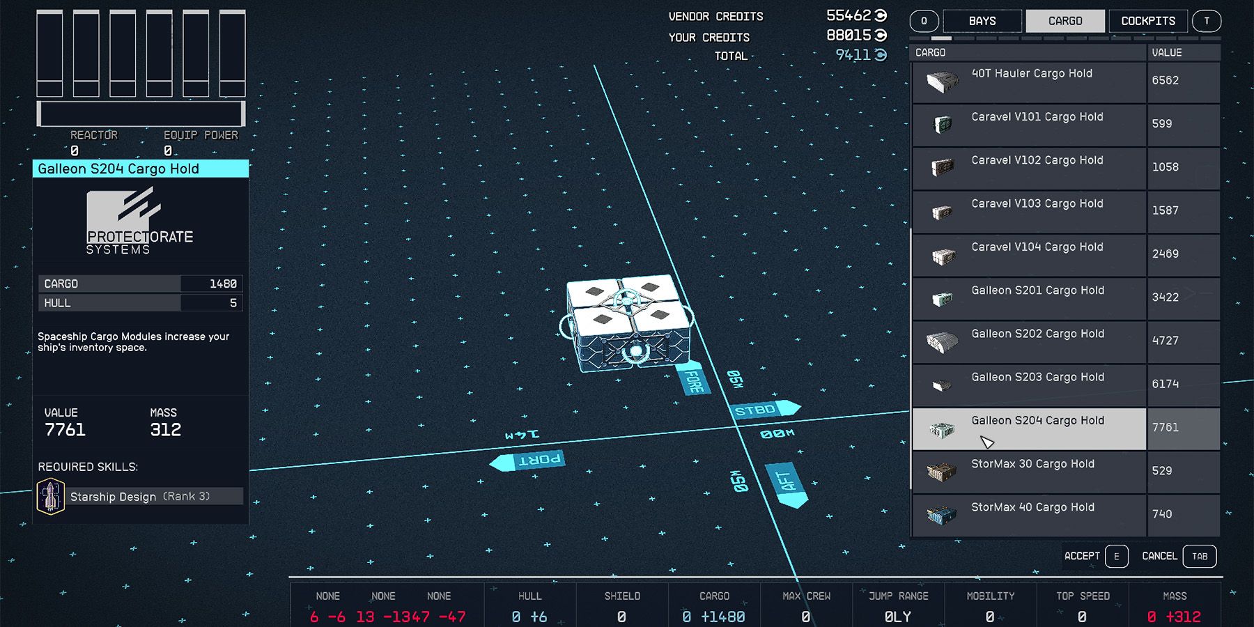 Starfield: Best Ship Cargo Hold And How To Get Them