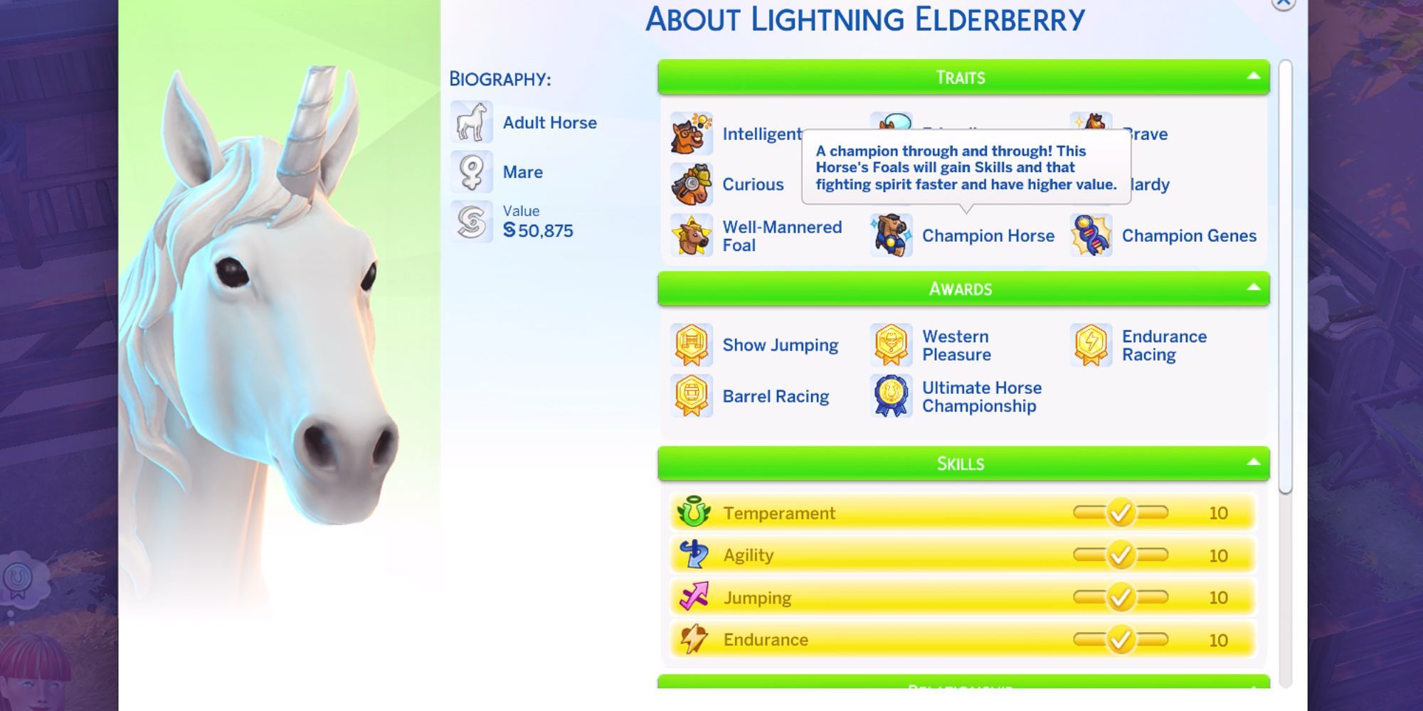 The Sims 4: Horse Ranch - All Horse Traits (& How They Affect Gameplay)