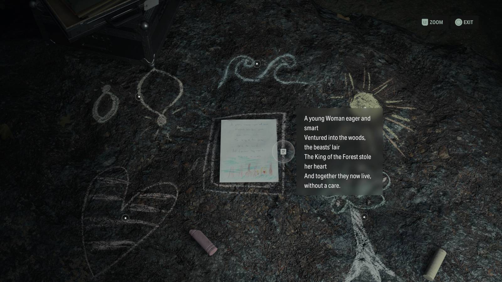 Alan Wake 2: Watery Ranger Cabin Nursery Rhyme Guide (A Young Woman)