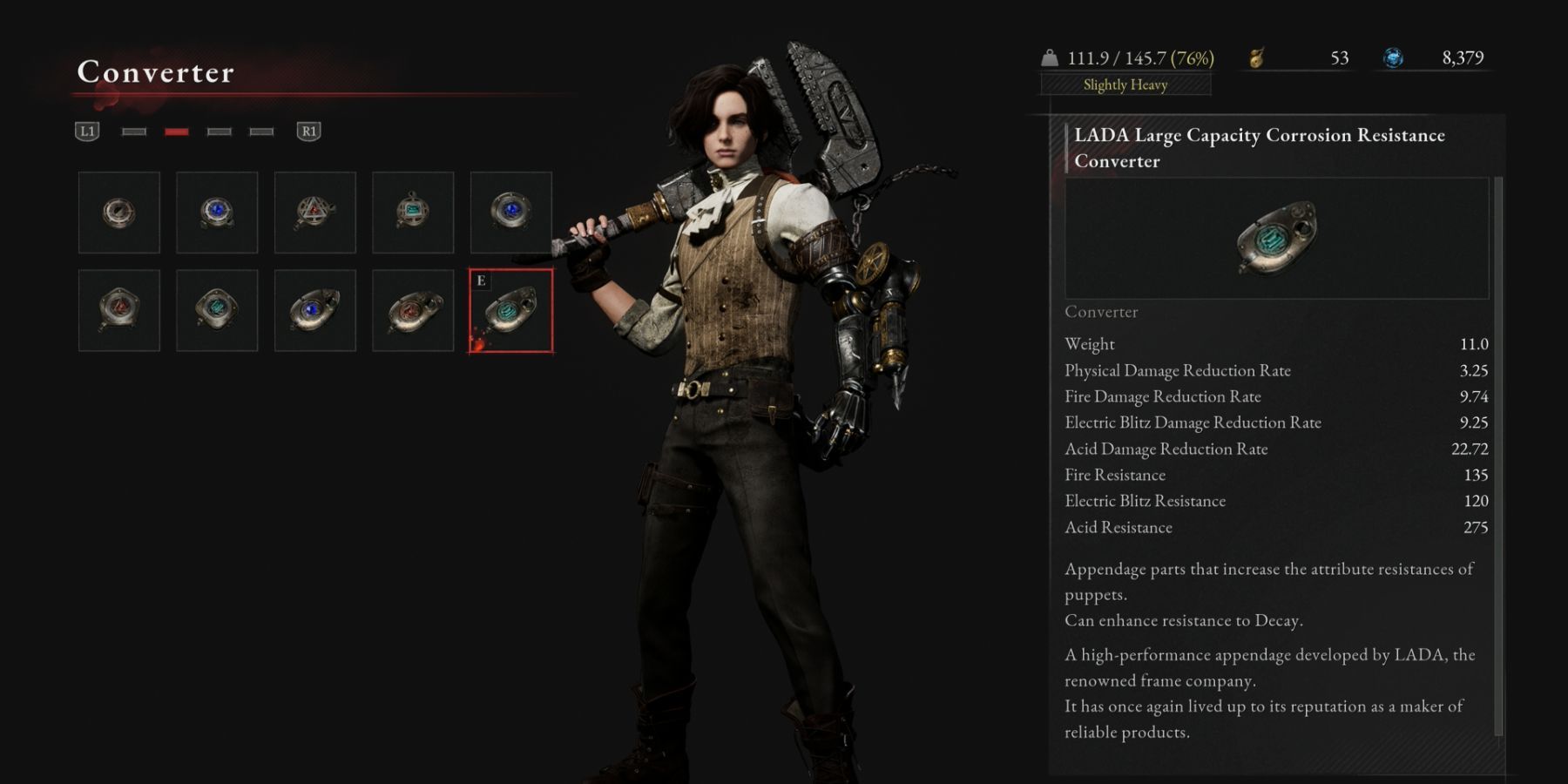 Best Converters Defense Parts In Lies Of P