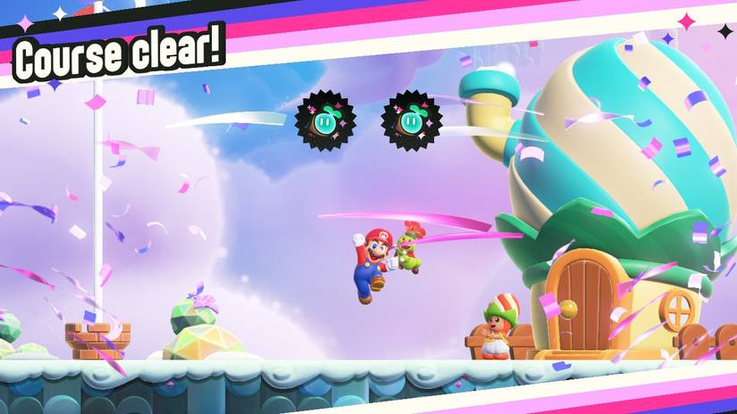 Super Mario Bros. Wonder: Up n Down with Puffy Lifts 100% Course Guide ...