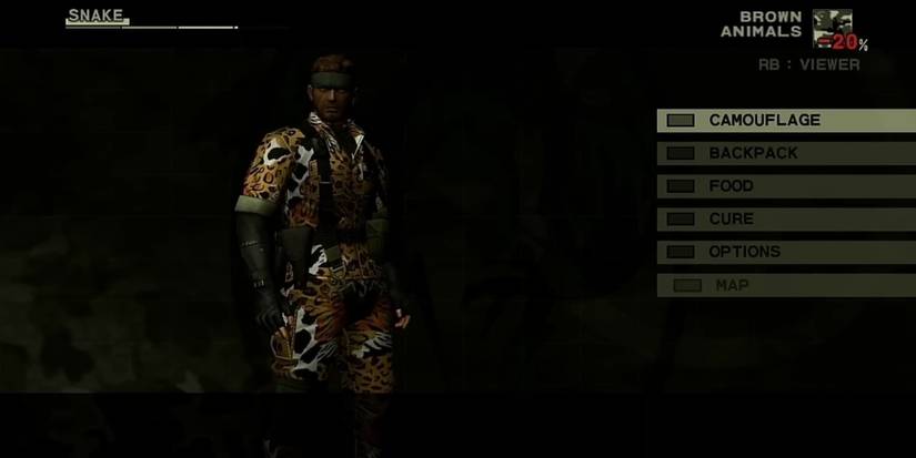 Best Camo In Metal Gear Solid 3