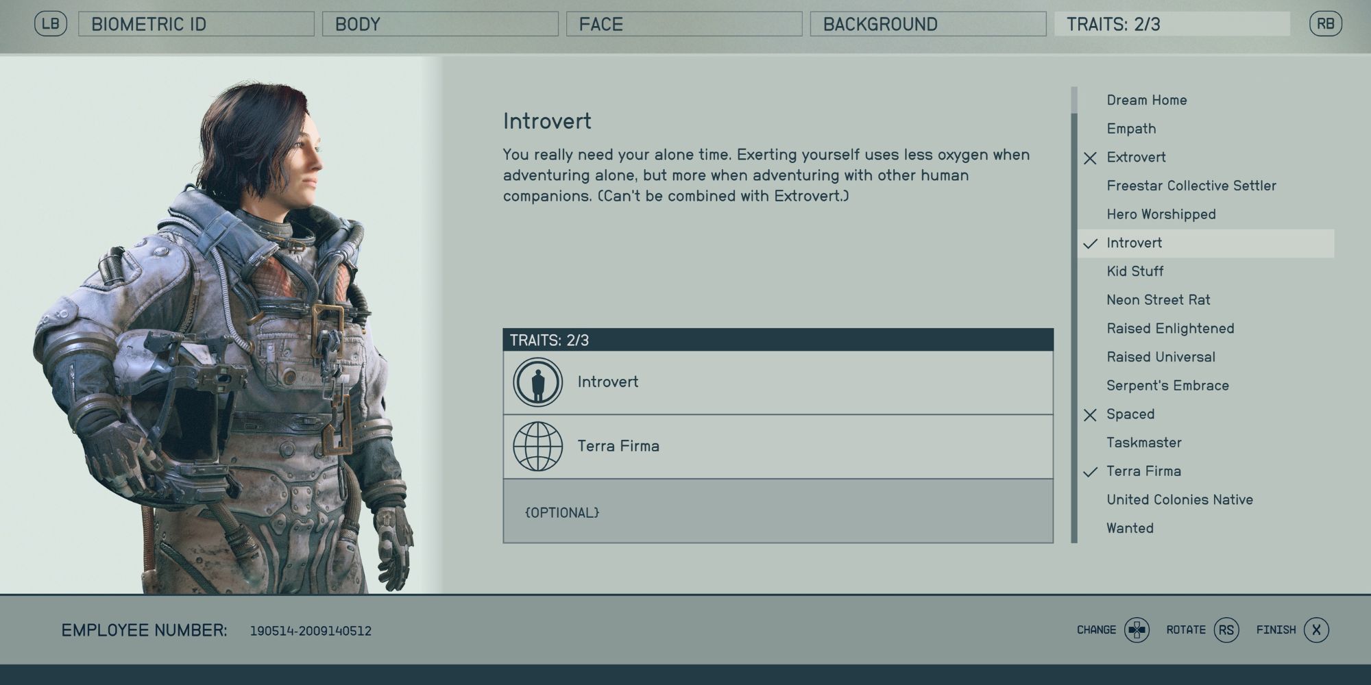 Starfield: Best Unique Trait Combos
