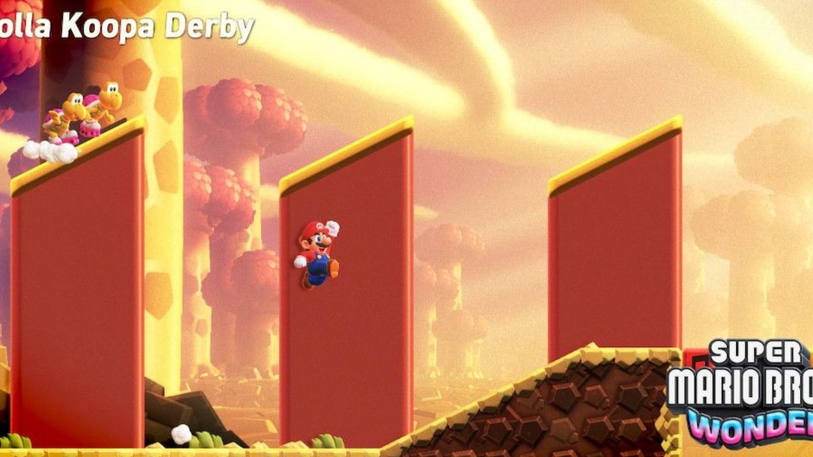 Super Mario Bros. Wonder: Rolla Koopa Derby 100% Course Guide (All ...