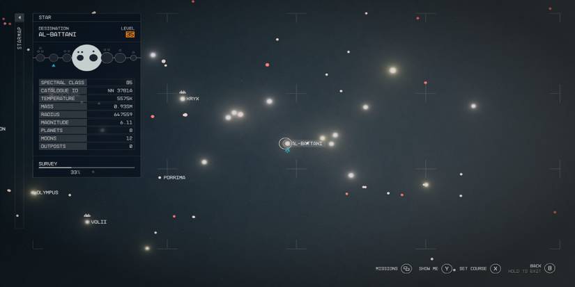 Starfield: Complete Star Map