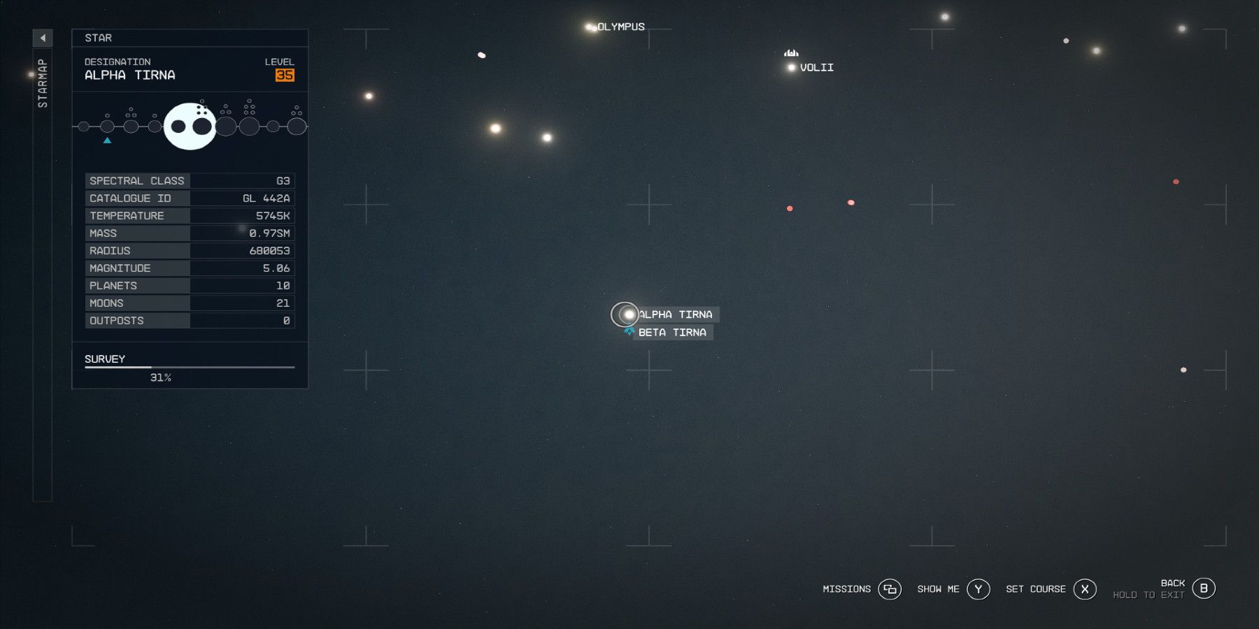 Starfield：完整星图 - Recmg.com