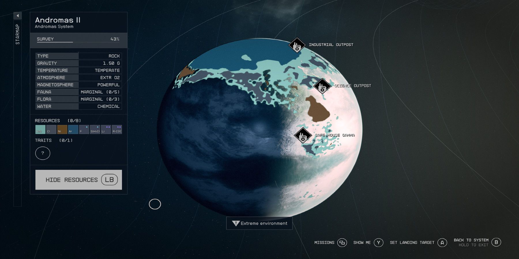 Starfield: Complete Star Map