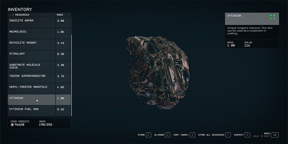 Rarest Resources in Starfield