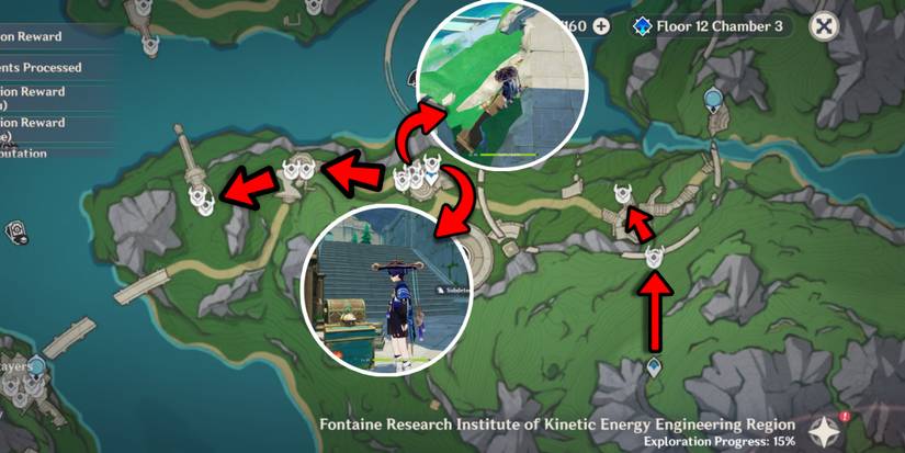 Genshin Impact: Subdetection Unit Location & Farming Route