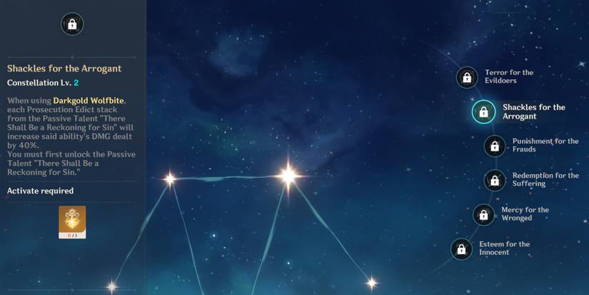 Genshin Impact: Wriothesley Constellations Complete Guide