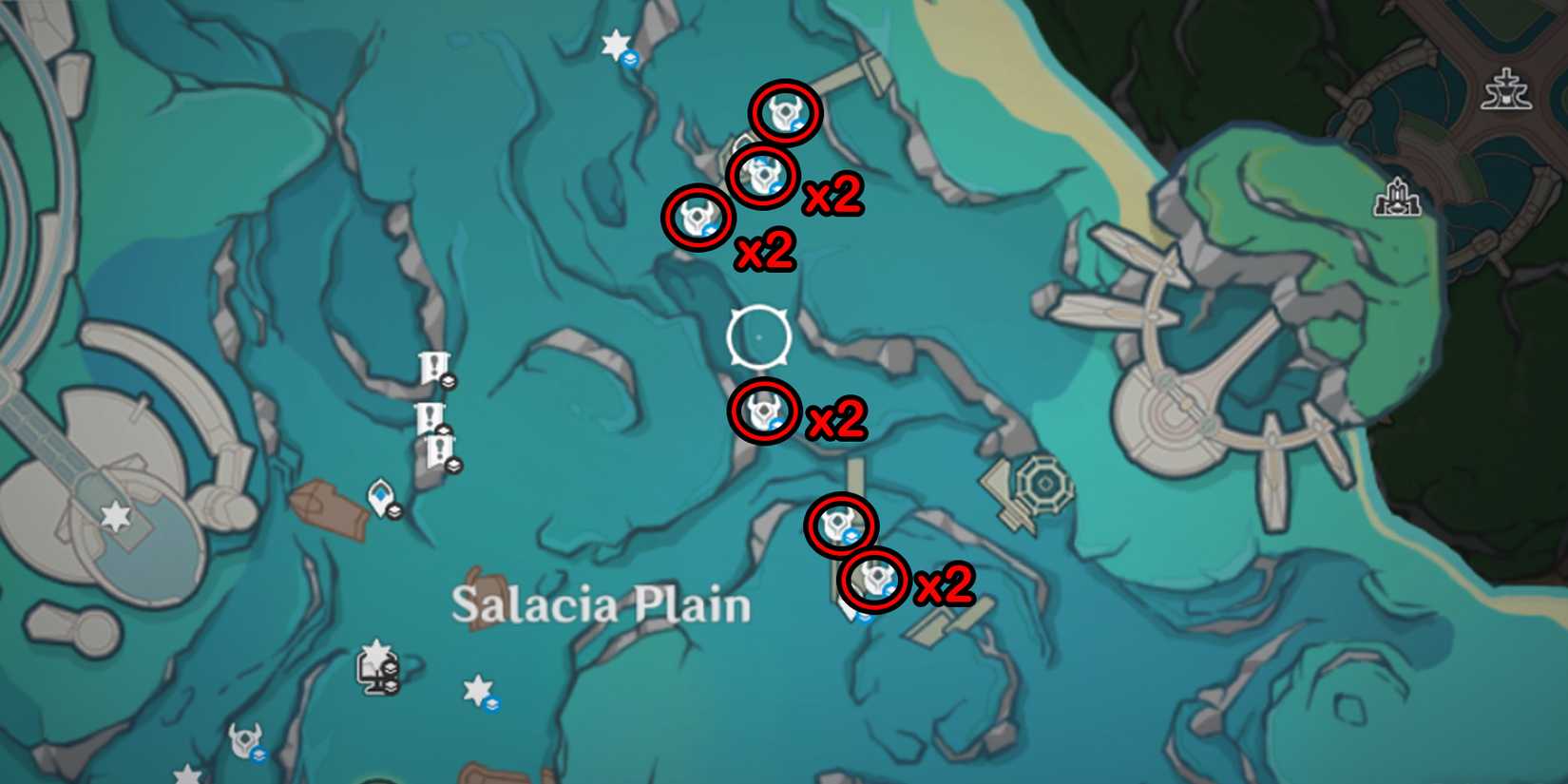 Beryl Conch Locations & Farming Route In Genshin Impact
