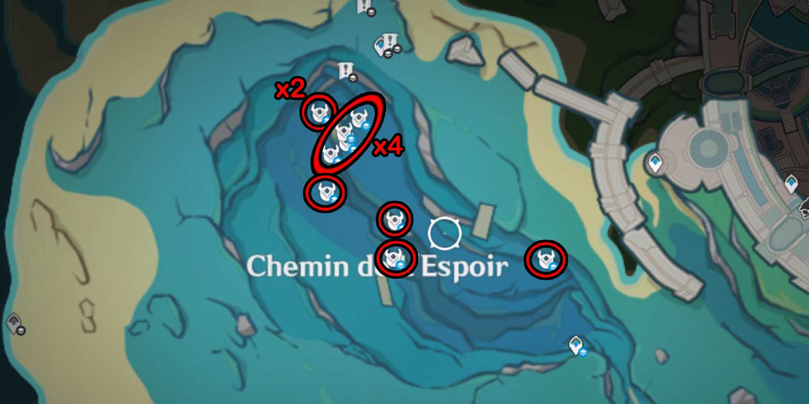 Beryl Conch Locations & Farming Route In Genshin Impact