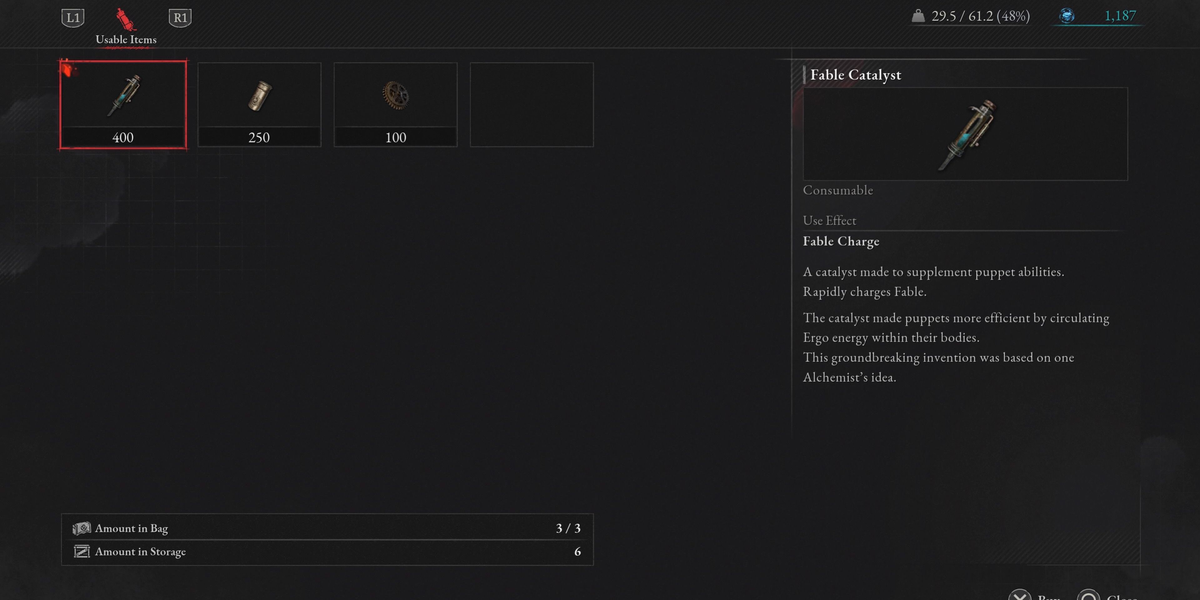 Lies of P: Where To Get Fable Catalyst and How To Use Them