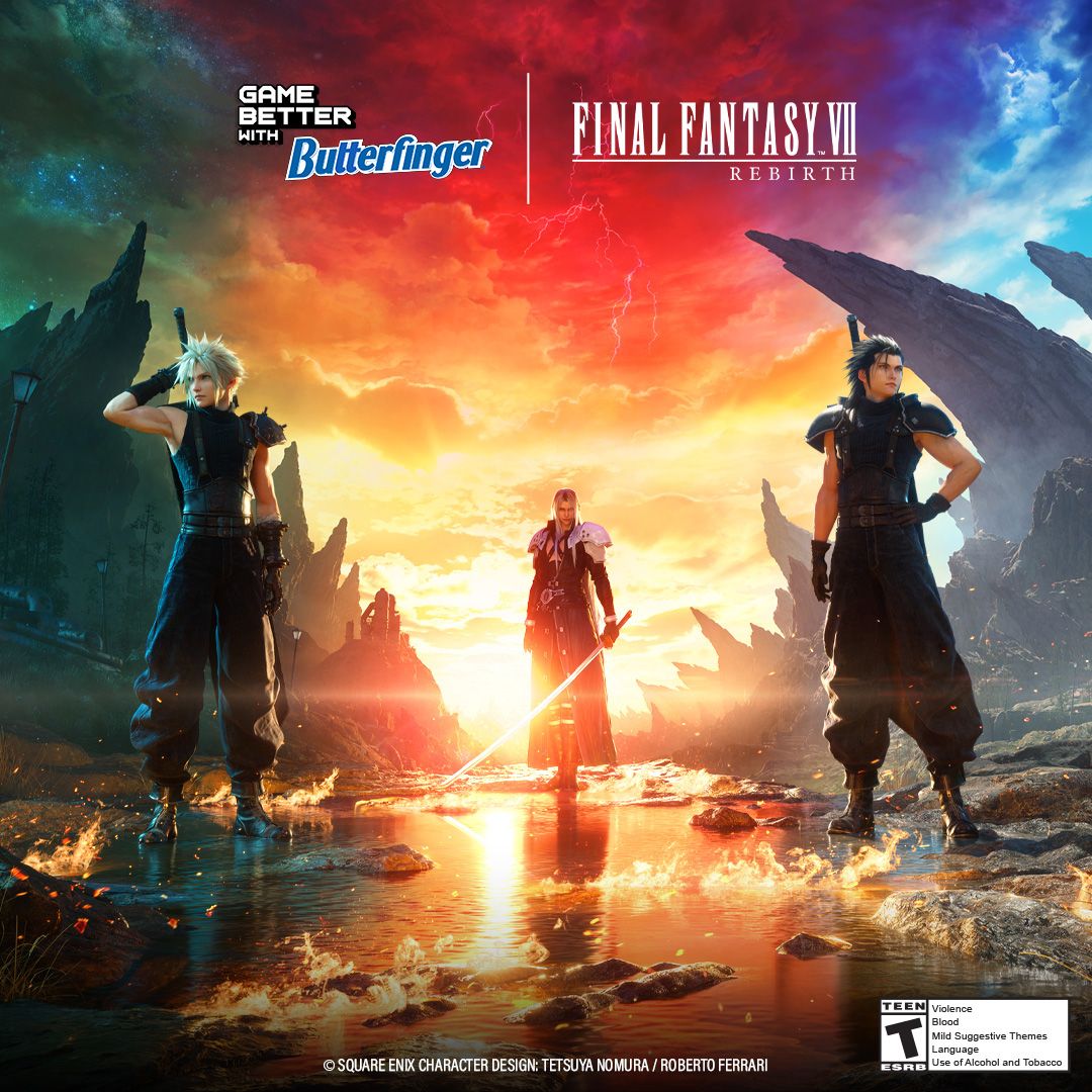 Final Fantasy 7 Rebirth Partners with Butterfinger for an Epic ...