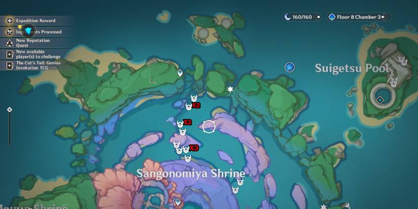 Sango Pearl Locations In Genshin Impact