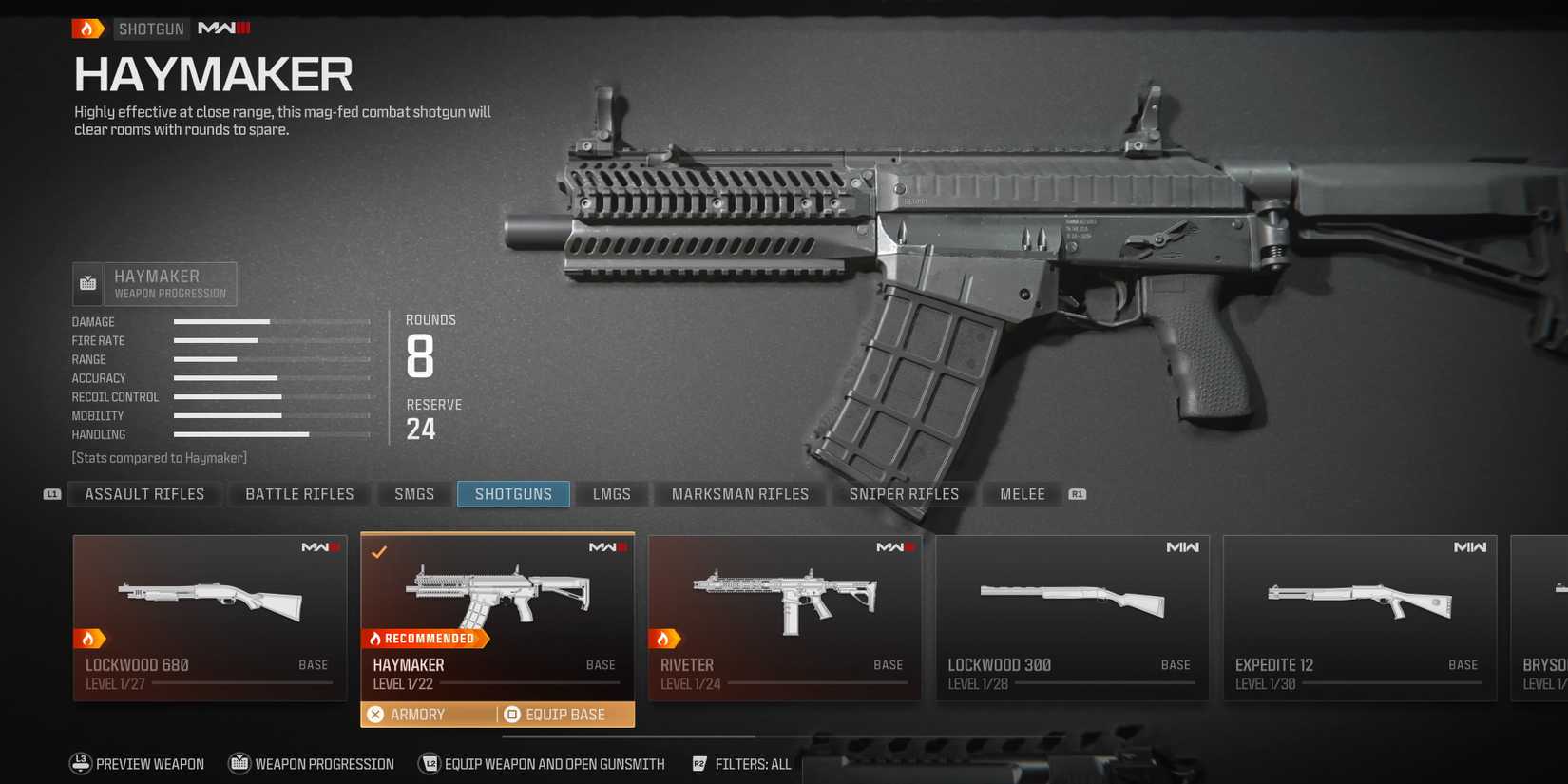 COD MW3: Best Shotguns