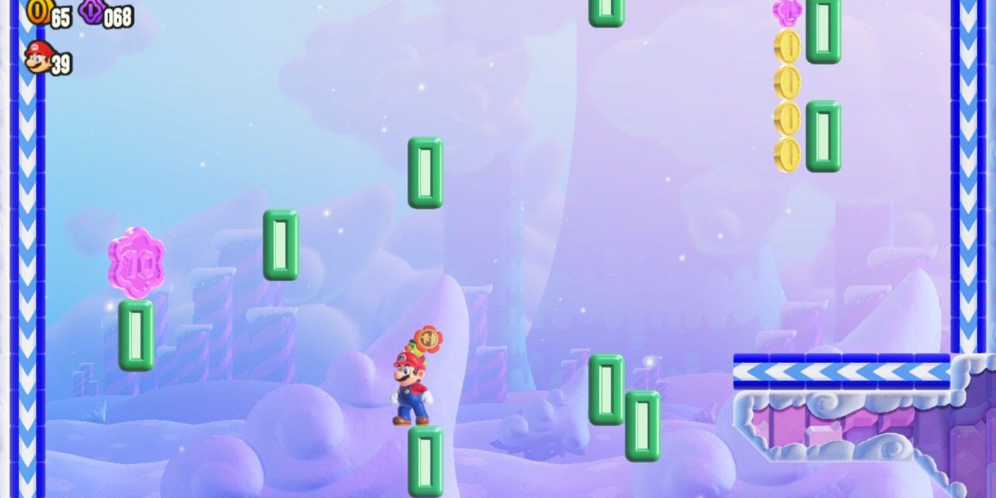 Super Mario Bros. Wonder: Wall-Climb Jump 2 Badge Challenge