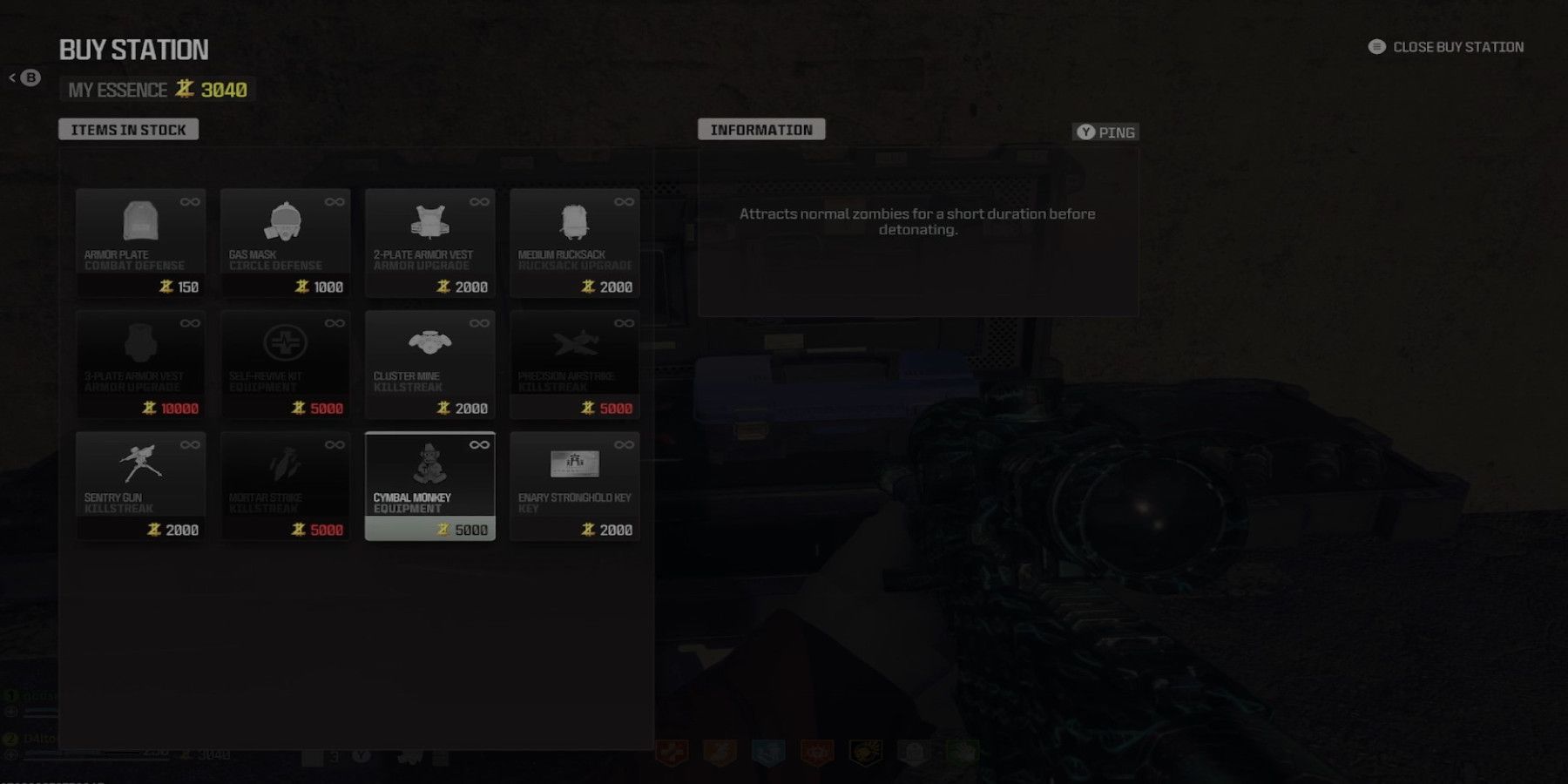 Modern Warfare Zombies: Best Buy Station Items