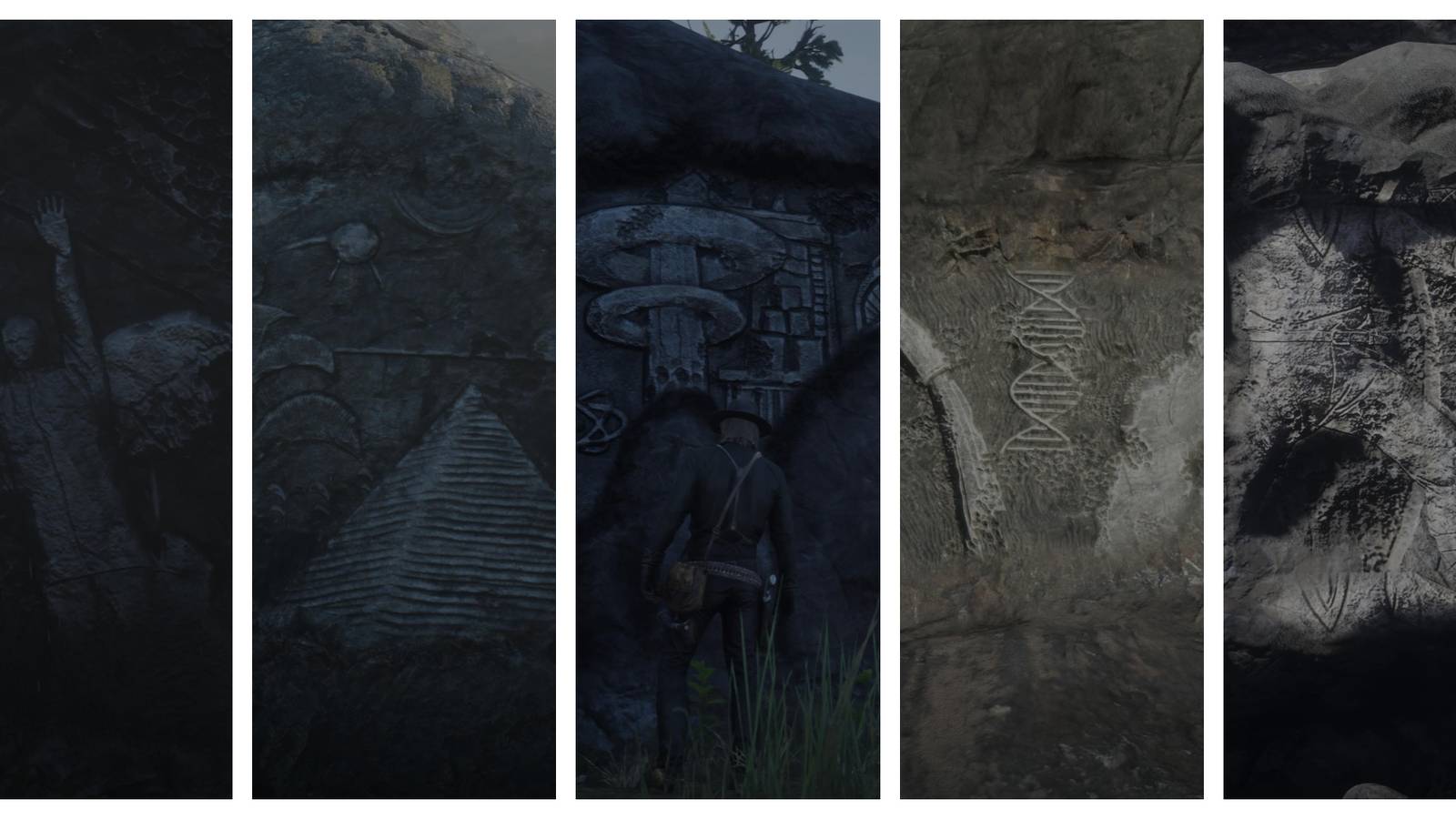 Red Dead Redemption 2: All Rock Carving Locations