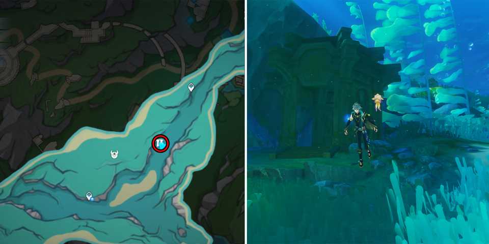 Impacto Genshin Todos Os Locais Do Santuário De Profundidade Em