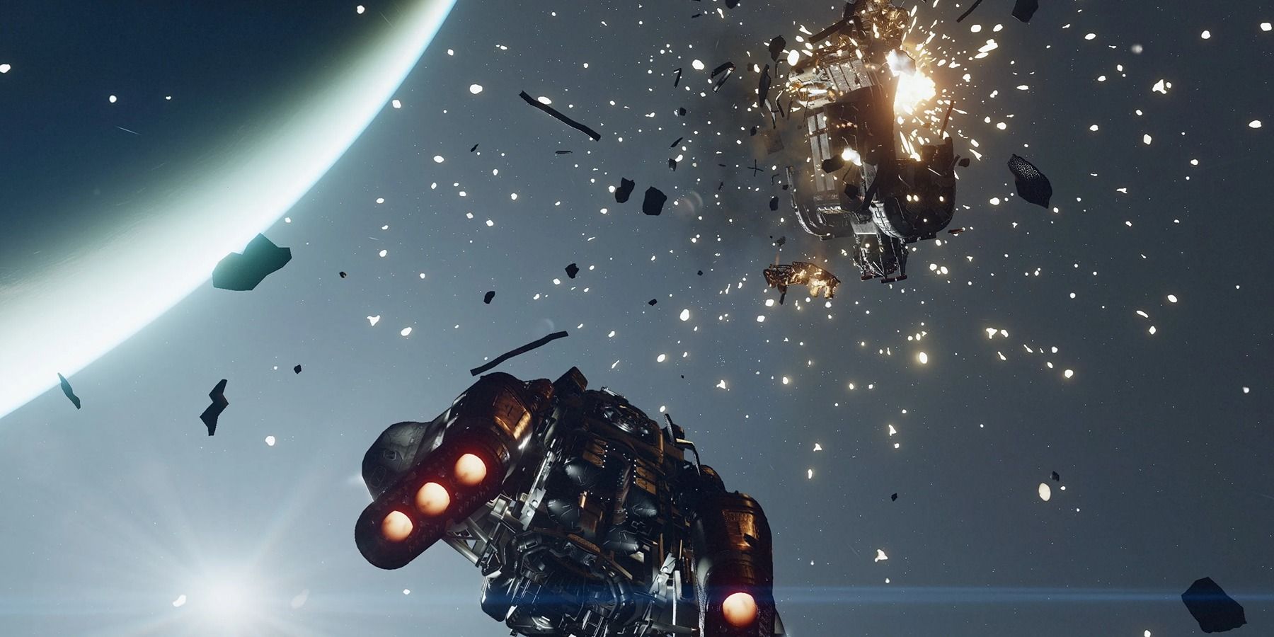 Starfield Player Builds One of the Longest Ships With Great Maneuverability