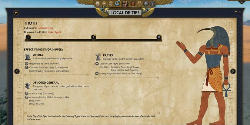 Total War: Pharaoh - Best Gods To Pray To