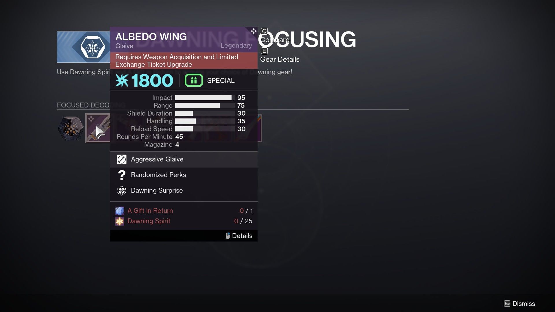Destiny 2: Albedo Wing God Rolls (& How to Get Them)