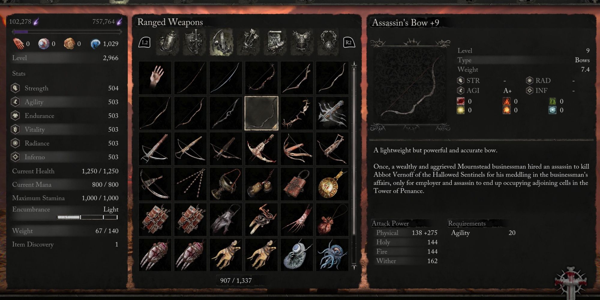 Best Bows In Lords Of The Fallen