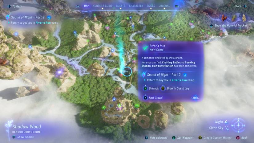 Avatar: Frontiers of Pandora - Sound of Night Part 2 Quest Walkthrough (River's Embrace Cave ...