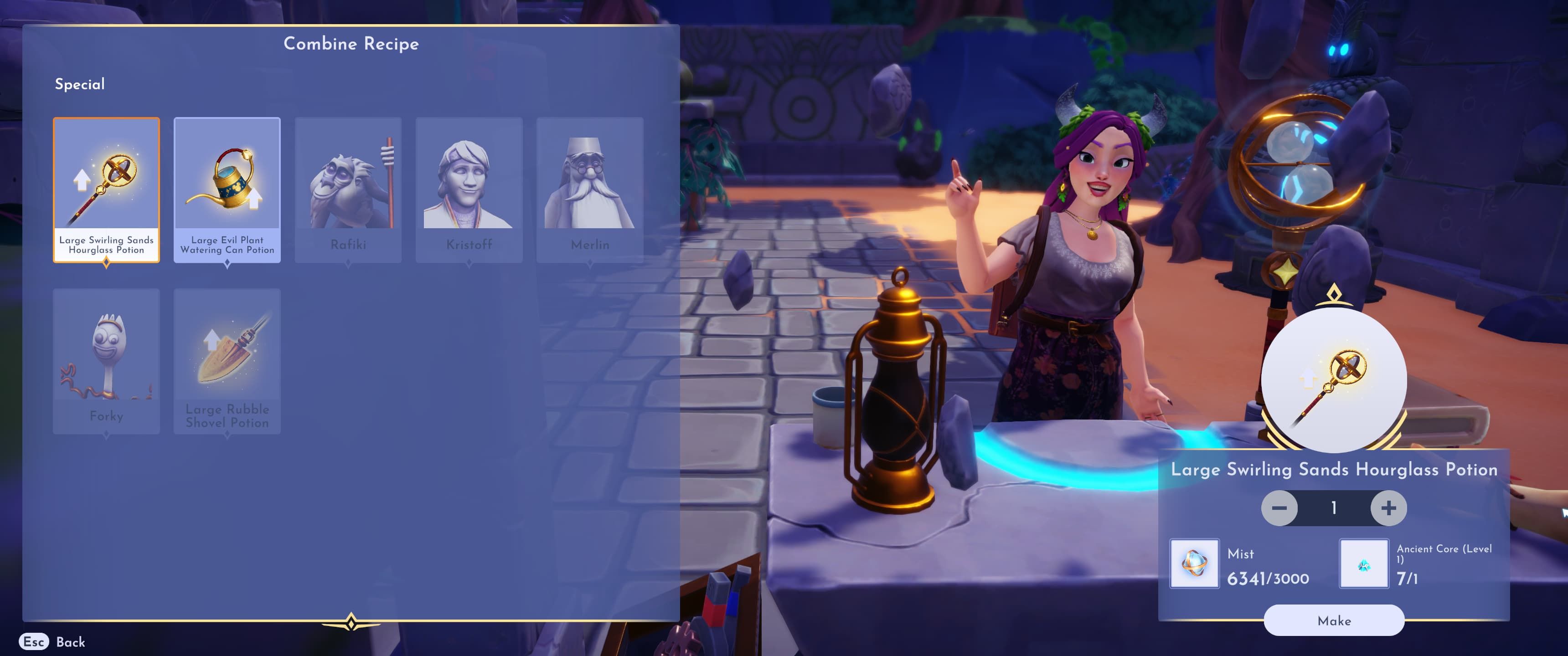 Disney Dreamlight Valley: How to Remove Swirling Sands on Eternity Isle ...