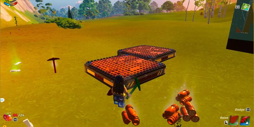 How to Build a Working Monorail in LEGO Fortnite