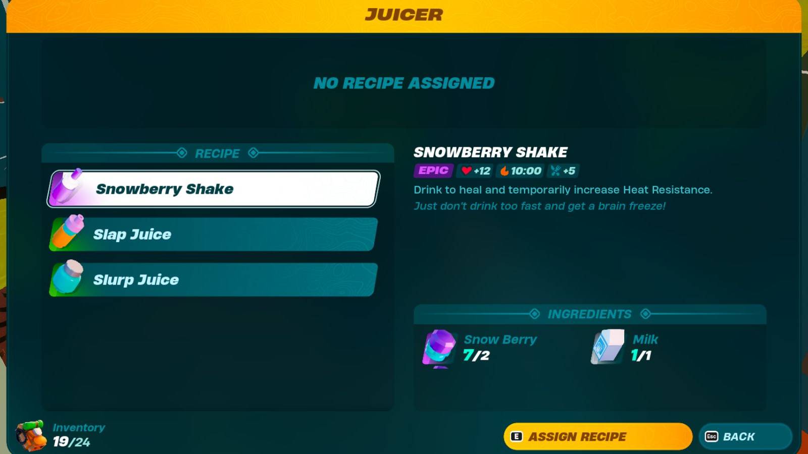LEGO Fortnite: How To Make Snowberry Milkshake