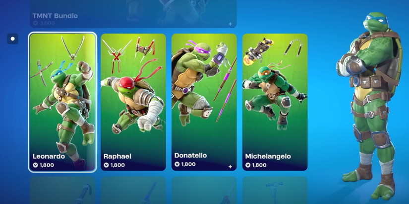 Fortnite: How To Get Teenage Mutant Ninja Turtles Skins