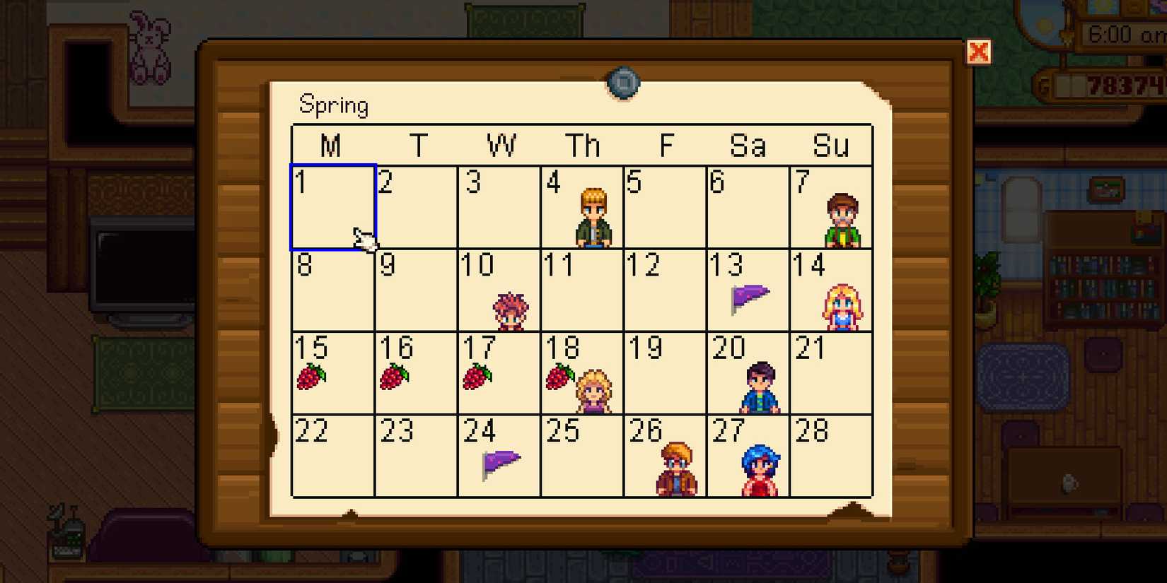 Stardew Valley: The Complete Calendar