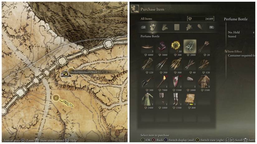 Elden Ring: All Perfume Bottle Locations