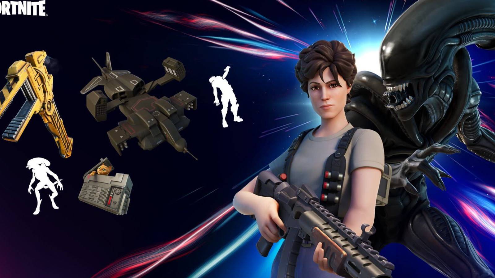 Fortnite: How to Get Alien Ellen Ripley and Xenomorph Skins