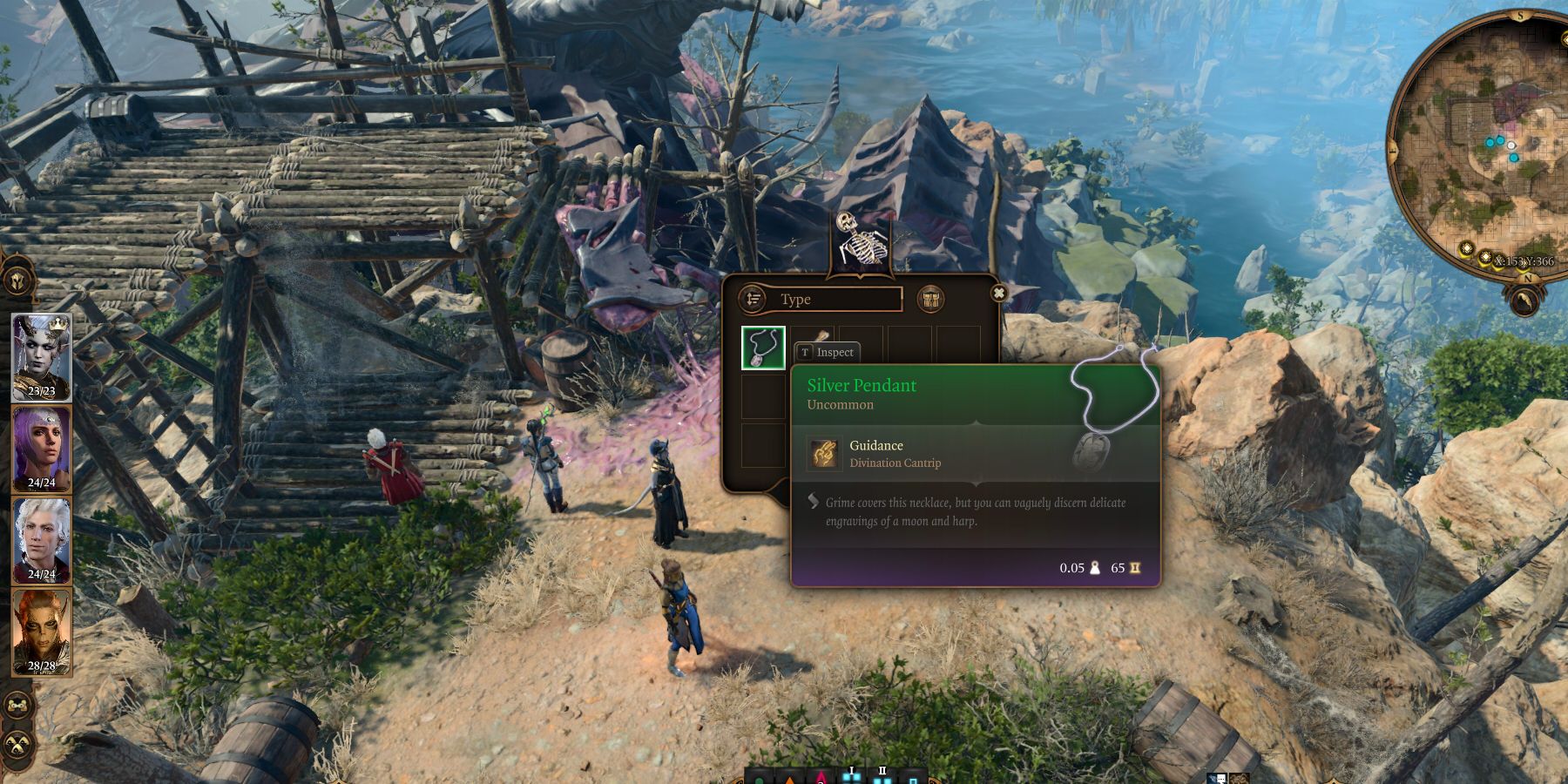 Baldur's Gate 3: How to Get the Silver Pendant (Guidance Amulet)