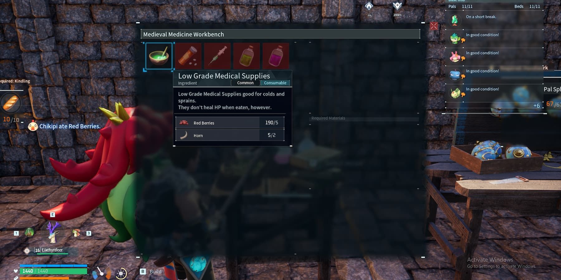 Palworld: How To Increase Pal's Sanity