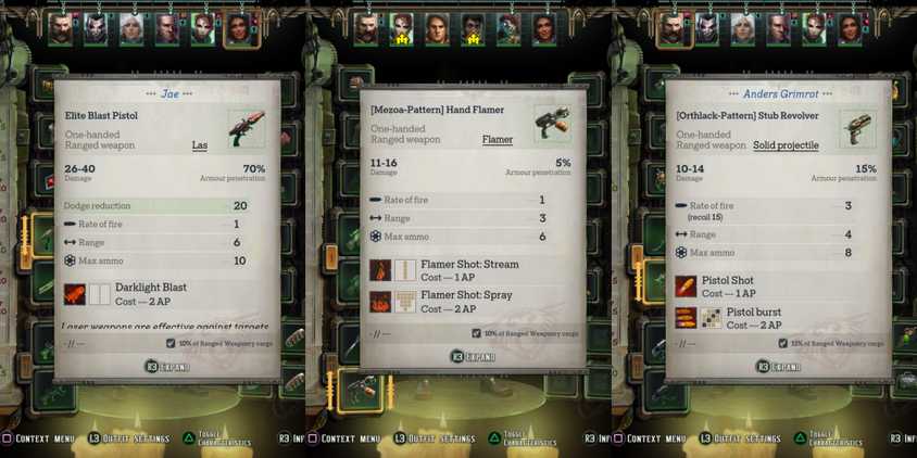 Best One-Handed Melee Weapons In Warhammer 40K: Rogue Trader